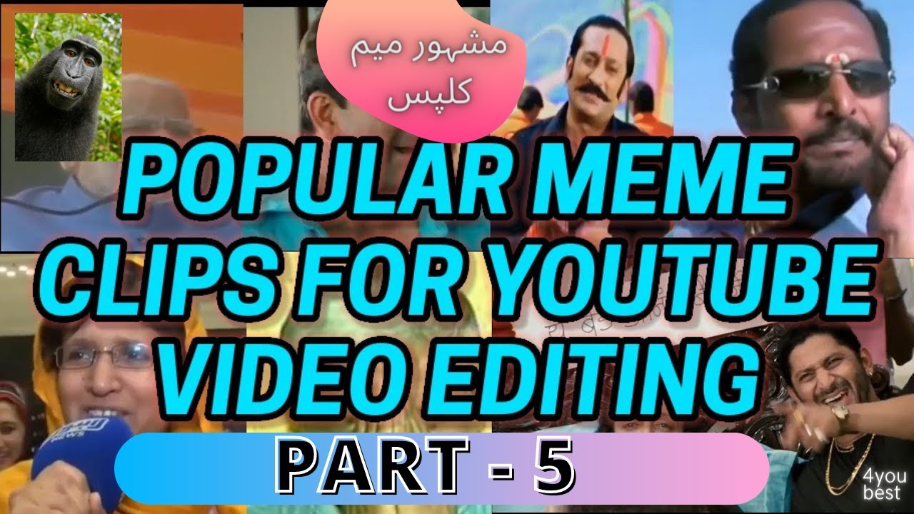 POPULAR MEME CLIPS FOR VIDEO EDITING (NO COPYRIGHT) - PART 5 - YouTube