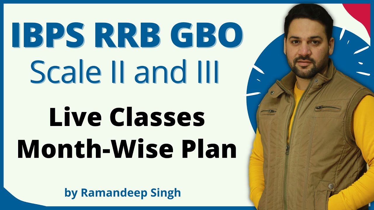 IBPS RRB Scale 2 & 3 Live Batch: Month Wise Study Plan - YouTube