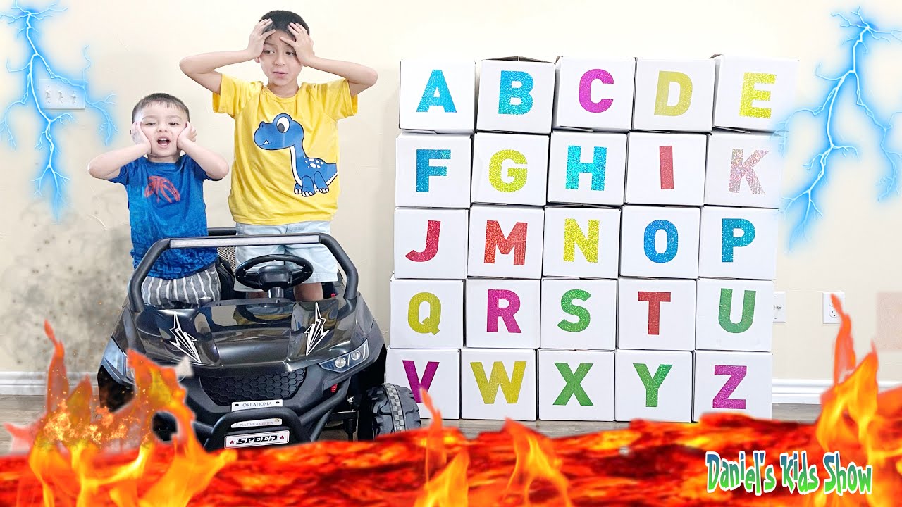 Learn Alphabet and Numbers Easy And Fun With Daniel And Andrew | Fun ...