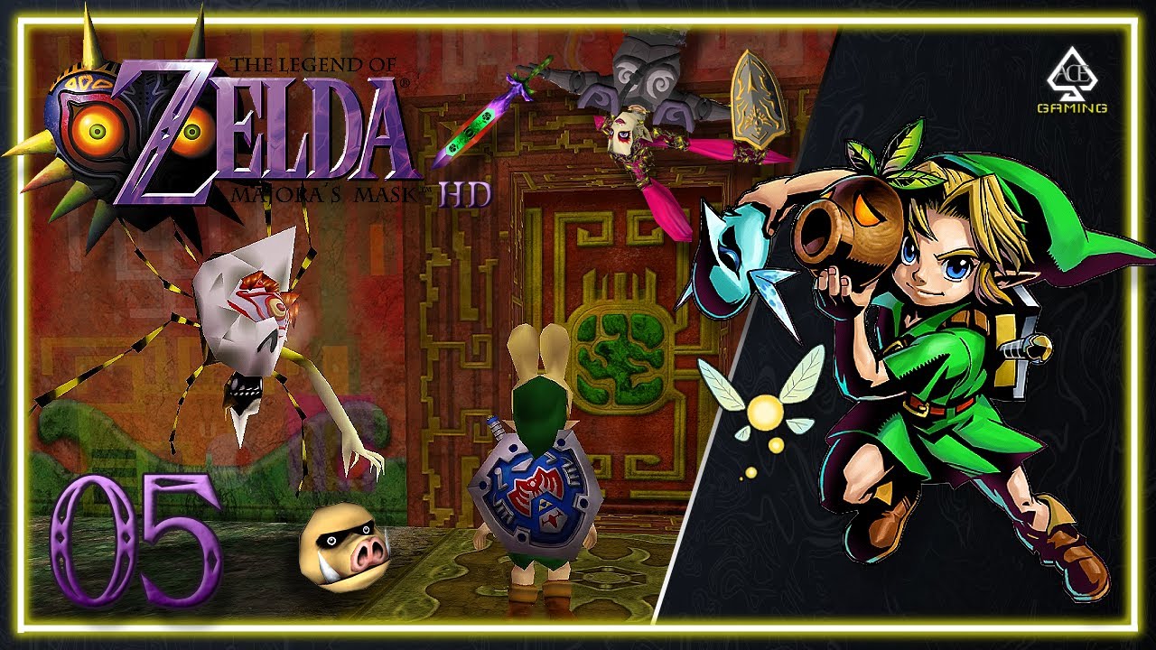 Majora's Mask HD PC Part 5 - Race & Swamp Spider House [100% ...