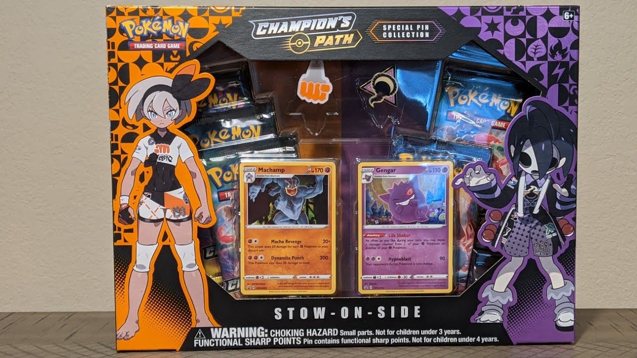 Hunting Charizard! Champions Path Stow on Side Box Break! - YouTube