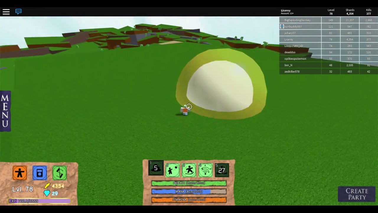 GRASS POWER Elemental Battleground [ROBLOX] - YouTube