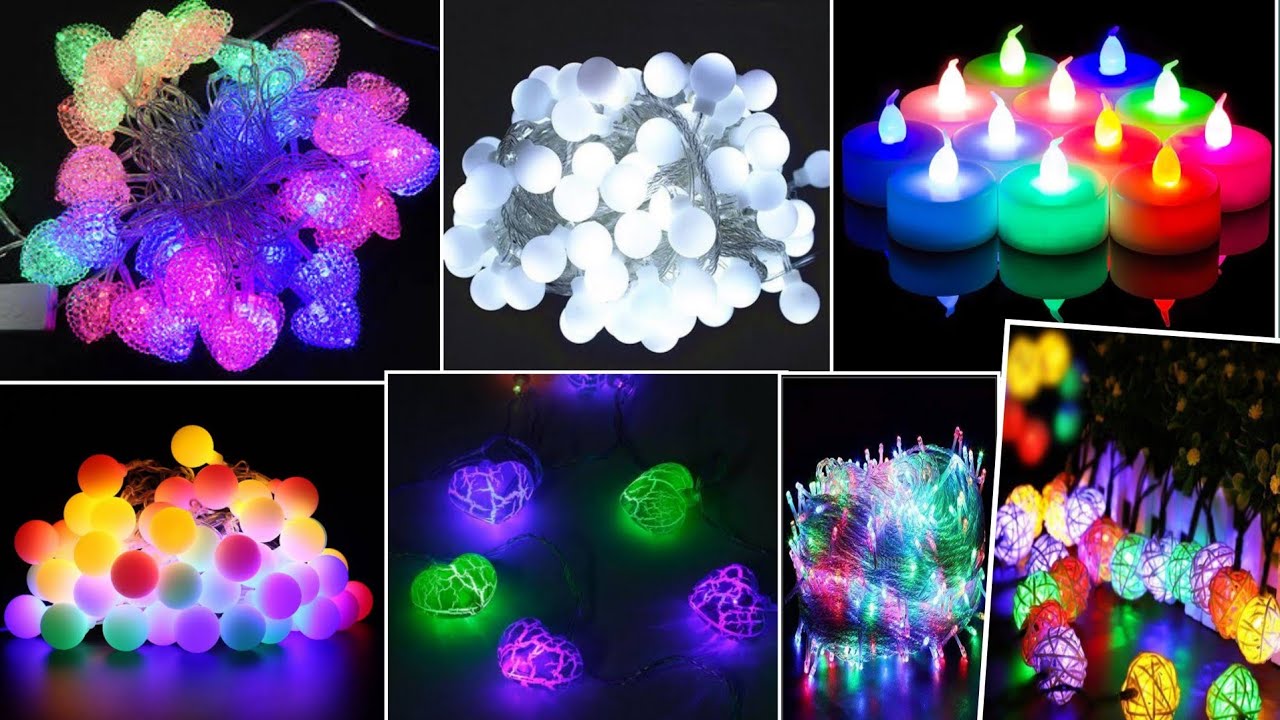 घर पर Diwali के लिए Best Decoration Light Chain कैसे बनाये Using a 100 ...