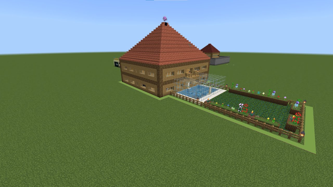 Minecraft, building a big, fancy base! - YouTube