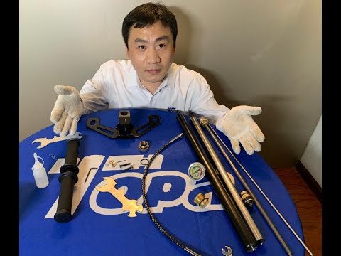 300bar 4500psi air rifle pcp hand pump, how to repair-C - YouTube