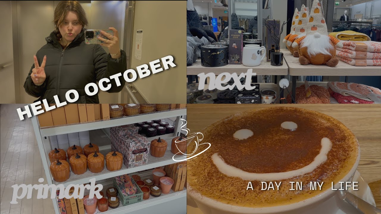 Hello October 🎃 Cozy Autumn Self-Care Day | Fall Vibes & Relaxation ...