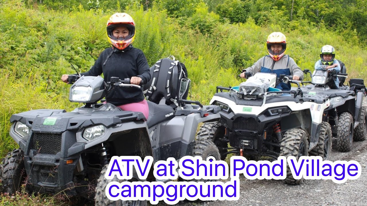 Khmer Road Trip part 4 | ATV Shin Pond Village Campground | ជិះឡាន ATV ...