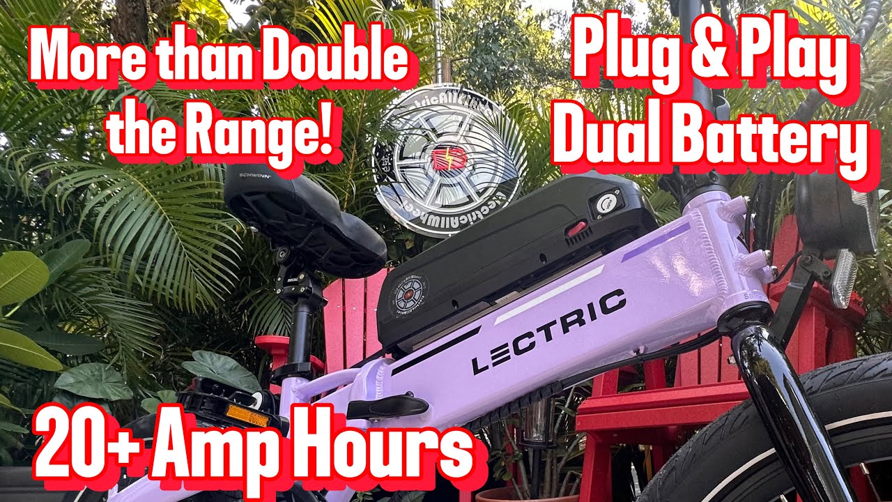 Lectric | XP Lite 2.0 | e-Bike Plug & Play Dual Battery Kit Install ...