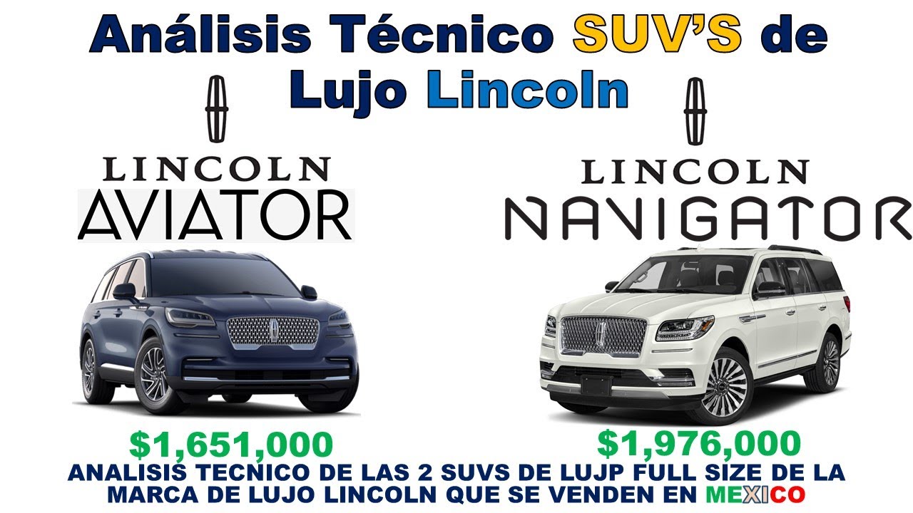 Lincoln Aviator 2020 Vs Lincoln Navigator 2020 - ANALISIS TECNICO SUVS ...