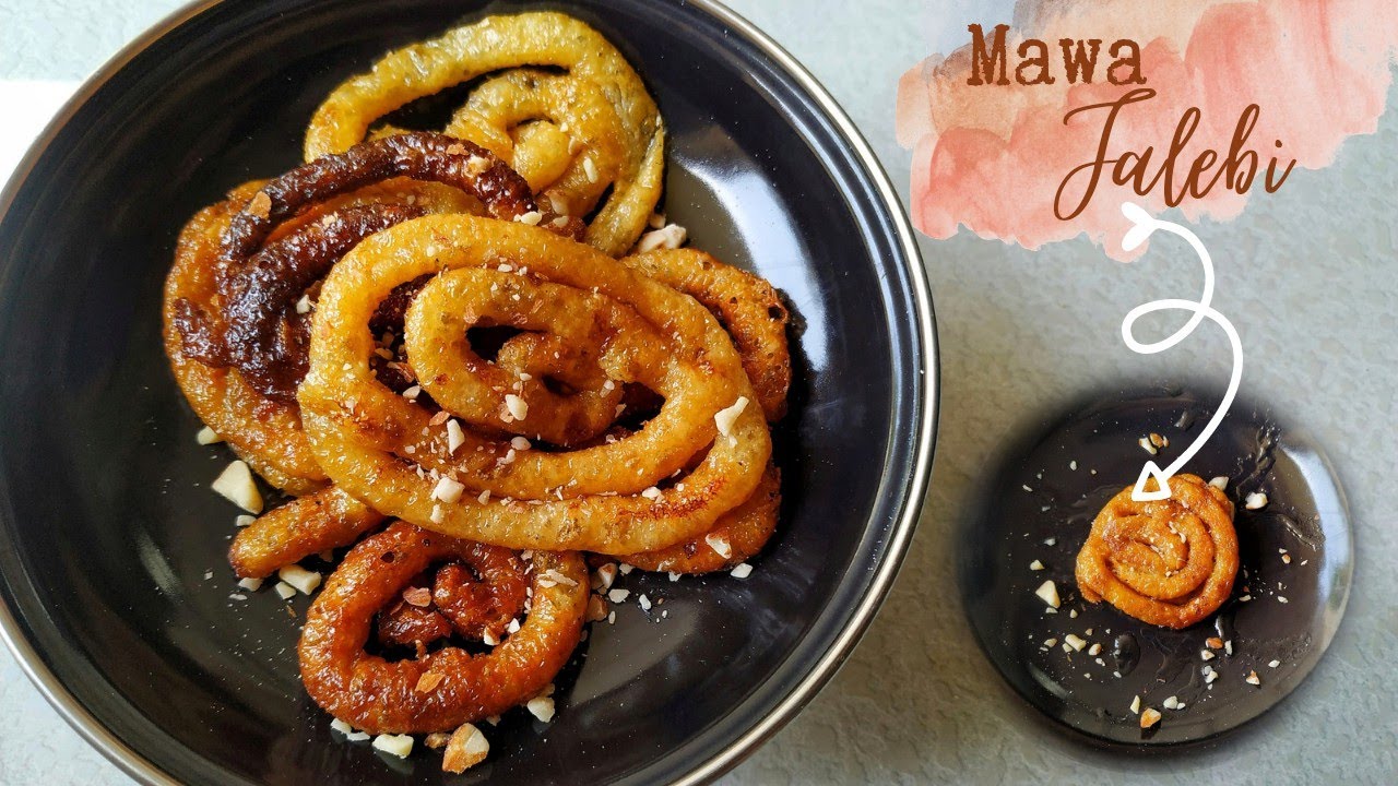 Mawa Jalebi Recipe|How to make Soft and juicy mawa Jalebi|मावा जलेबी ...