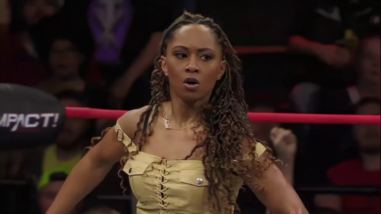 Tasha Steelz Saves Deonna Purrazzo from Savannah Evans on Impact Wrestling Sacrifice (Mar. 24 ...