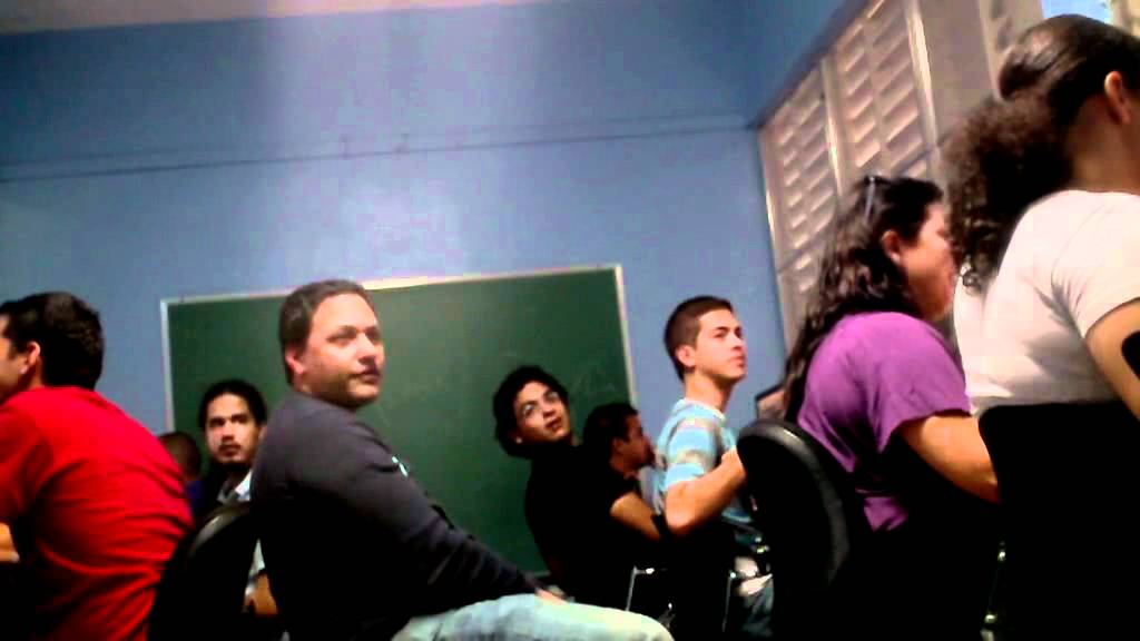 Professor's reaction to a burp in the classroom - YouTube