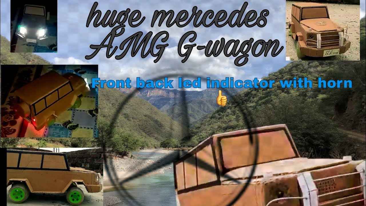 How to make a mercedes AMG g-wagon out of cardboard|realistic | back ...