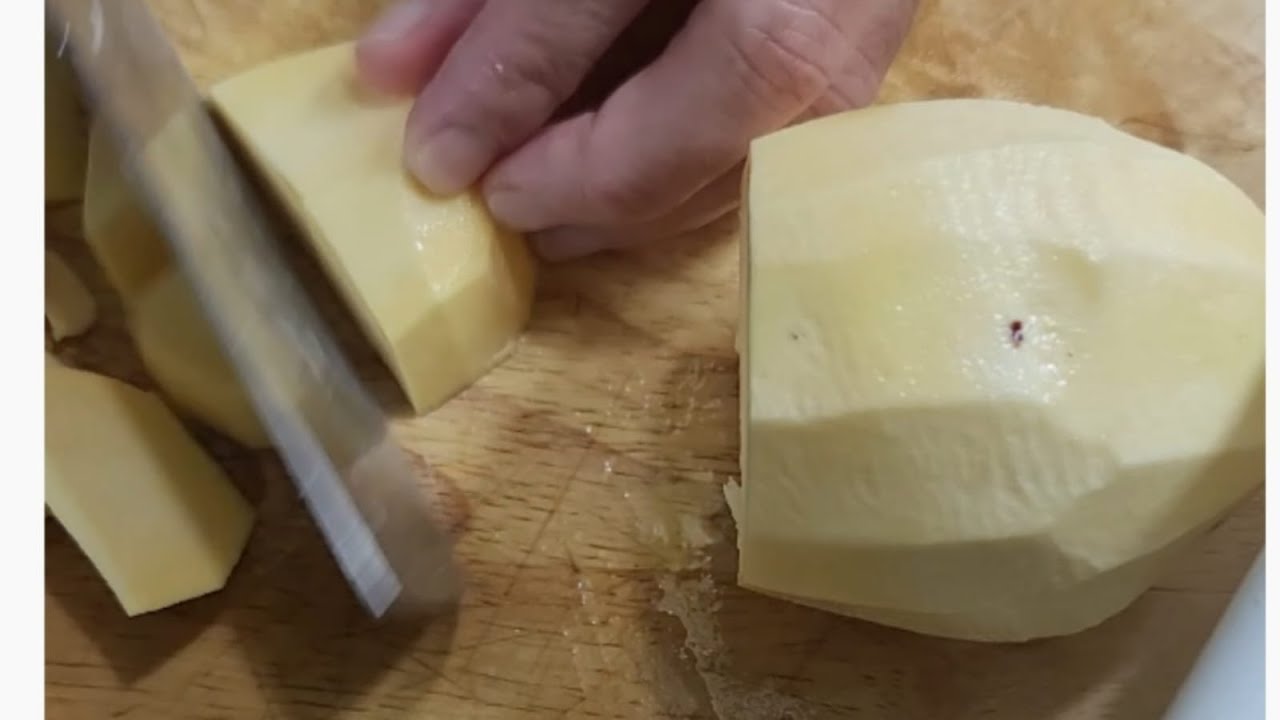 🔴CUTTING🗡️🥔 SWEET POTATO & TARO GABI🌱 - YouTube