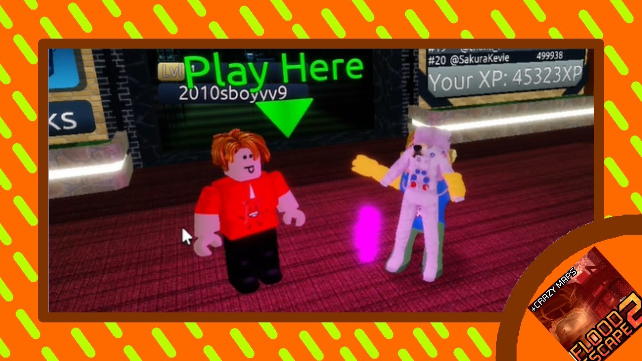 Guiding my friend through the danger - Flood Escape 2 - YouTube