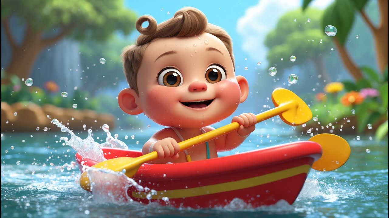 The Roar Roar Boat Song 🛶 | Baby Songs & Kids Songs | Nursery Rhymes ...