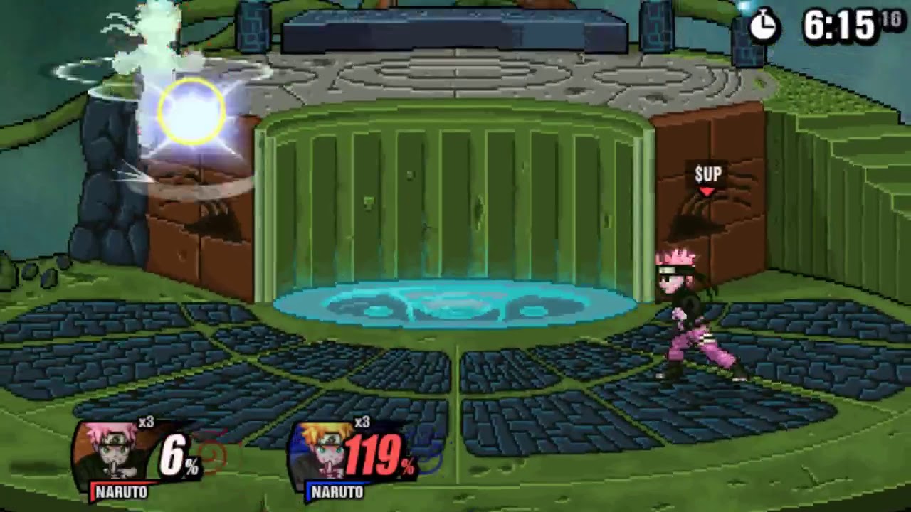 this the second best naruto in ssf2 beta - YouTube