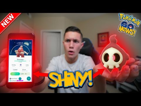 NEW SHINY POKÉMON IS OUT! SHINY GEN 3 DUSKULL & DUSCLOPS IN POKÉMON GO ...
