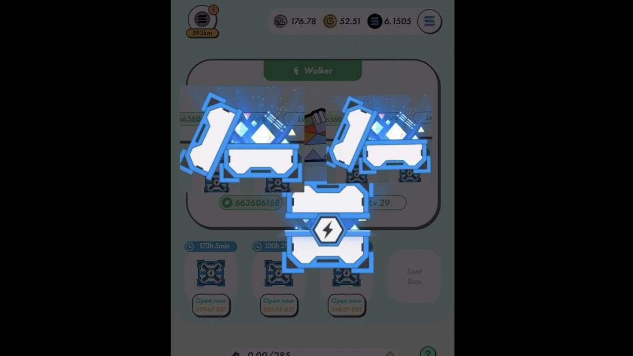 STEPN, OPENED 2 LEVEL 6 MYSTERY BOX, SOME GEM UPGRADING - YouTube