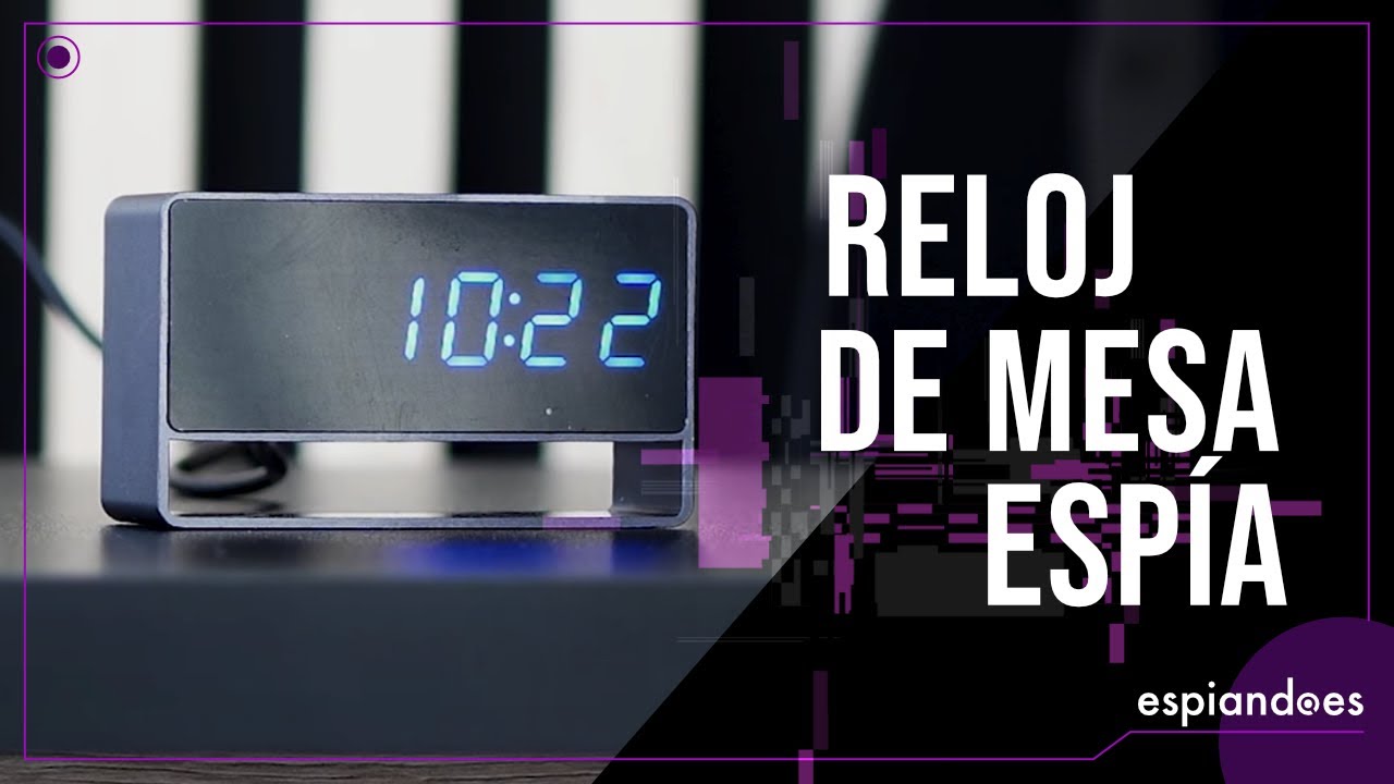 Un RELOJ DE MESA espía y una CÁMARA OCULTA todo en uno! [ manual ...