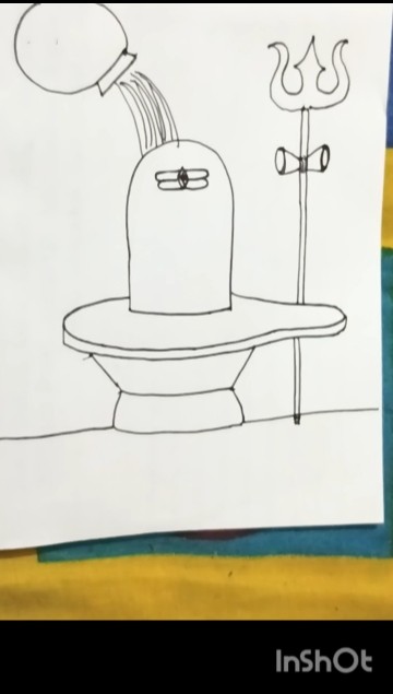 Drawing of Maha Shiv Ratri // Mahashivratri Drawing - YouTube