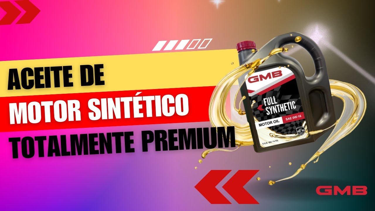 [NUEVO de GMB] Aceite de Motor de Grado Premium - YouTube
