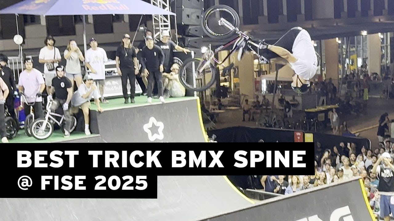 BEST TRICK | BMX SPINE @ FISE MONTPELLIER 2025 #bmx - YouTube