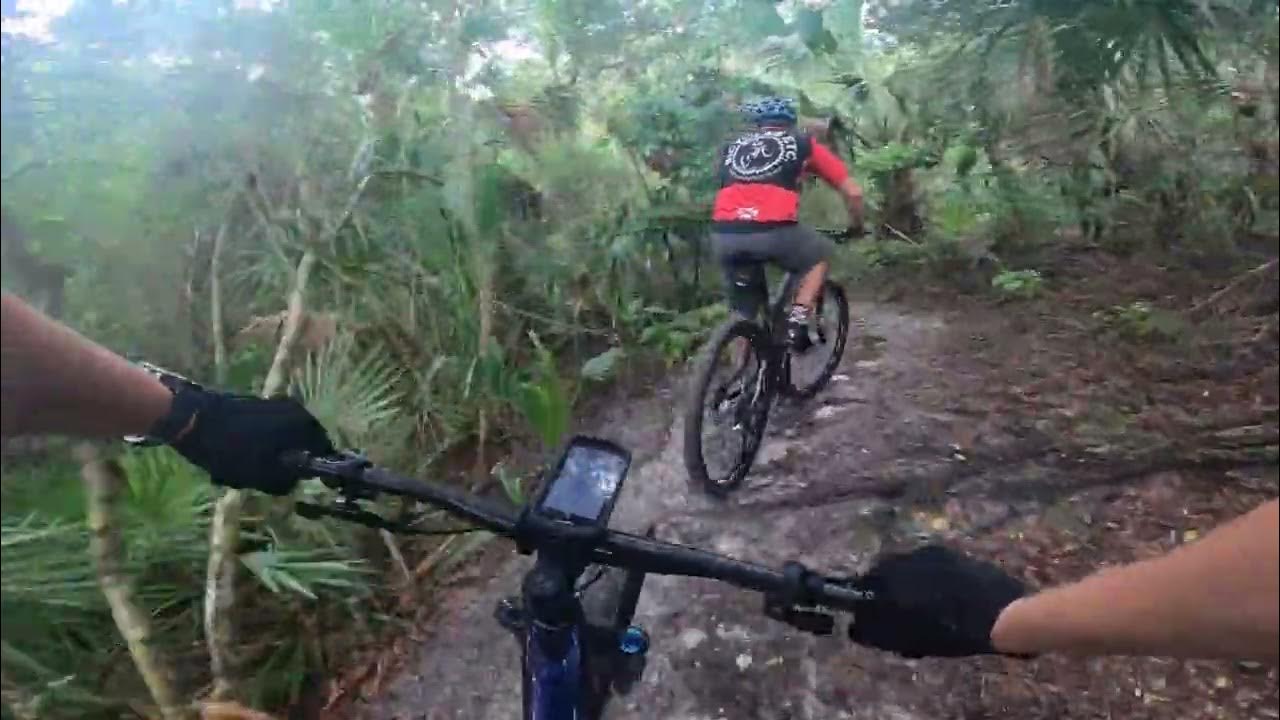 Hanna Park South Loop Counter Clockwise Mountain Bike Trail - YouTube