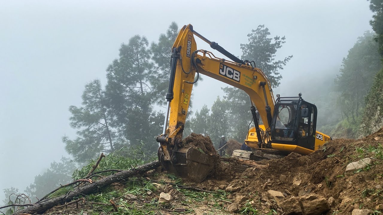 Massive Landslide Cleared: Incredible Excavator Operation | Excavator ...