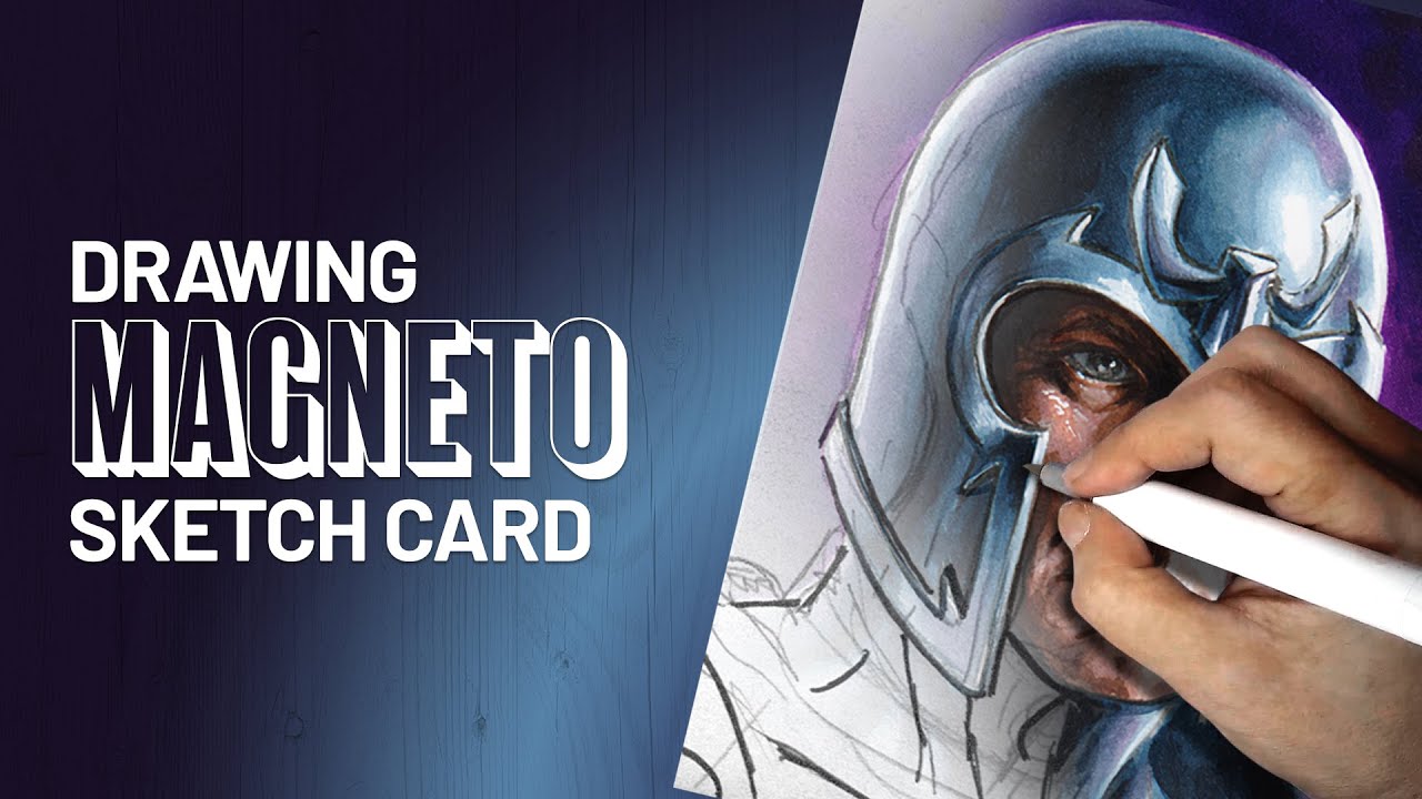 Magneto White Suit Sketch Card Sells for $300! | Featuring ...