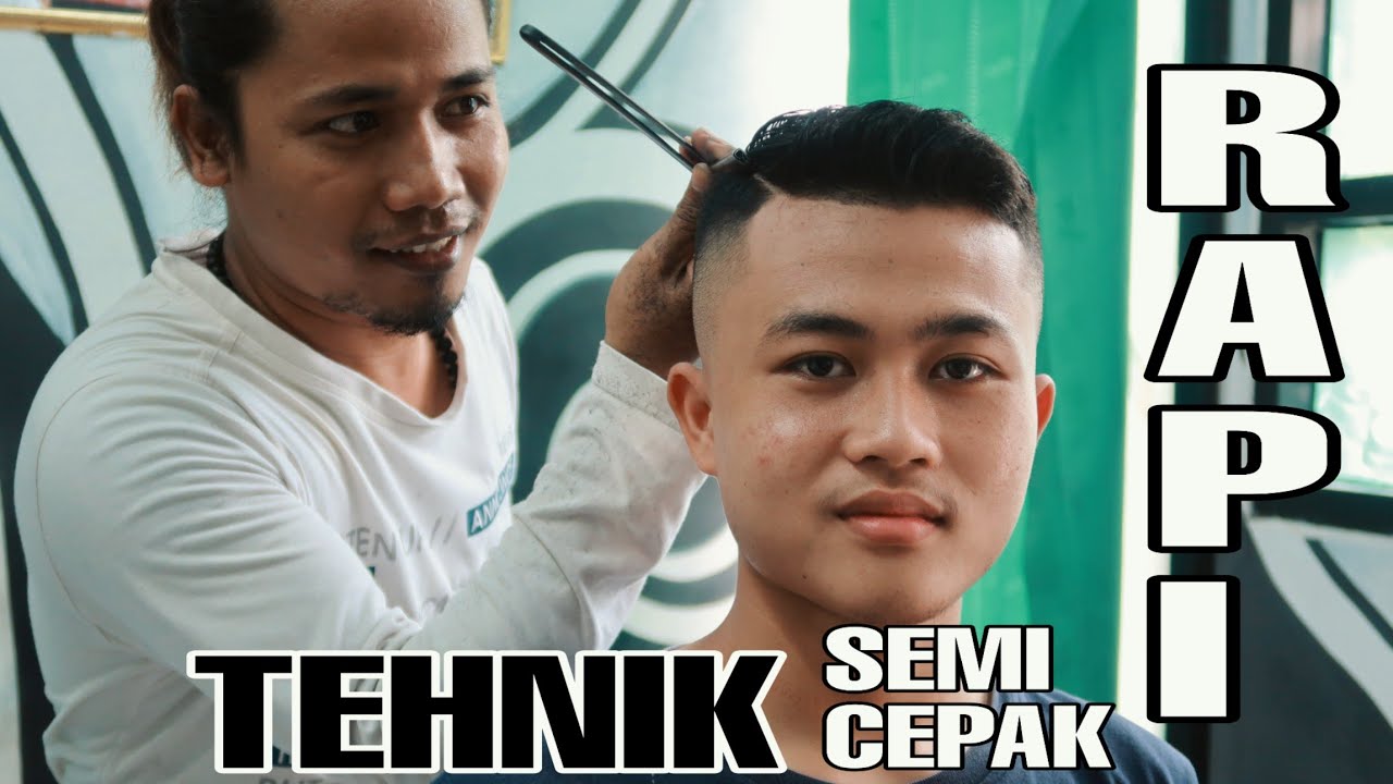 TUTORIAL CUKUR RAMBUT SPESIAL GRADASI PEMULA - YouTube
