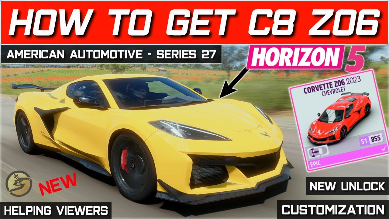 2023 CORVETTE Z06 Forza Horizon 5 Update 27 Live Stream - YouTube