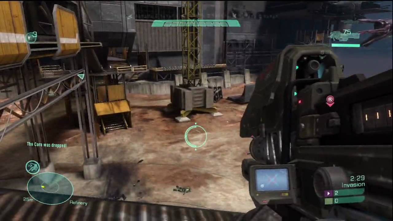 Halo Reach Beta: Invasion Gameplay on Boneyard - Elites - YouTube