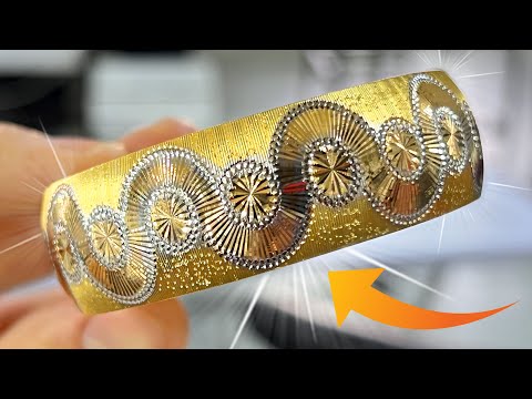 Sonsuz yılan desenli bombe bilezik yapımı .