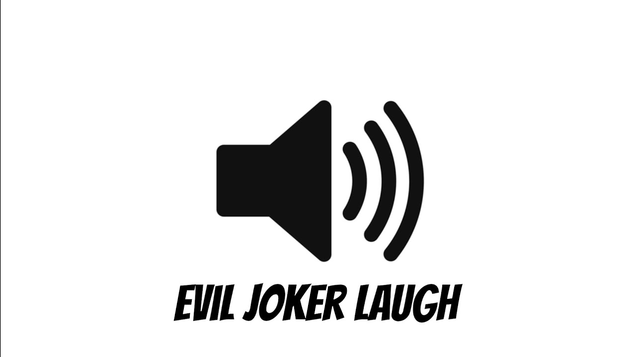 Evil Joker Laugh Sound Effect - YouTube