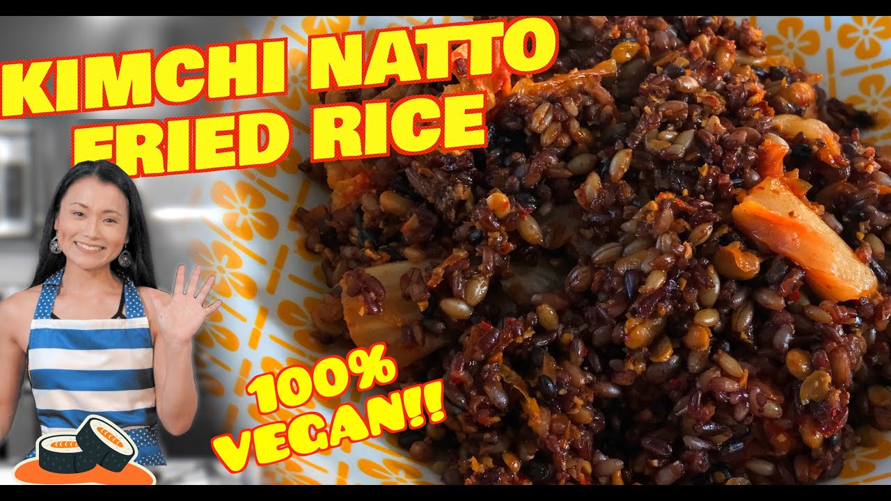 Kimchi Natto Fried Rice - Kimchi Natto Chahan - YouTube