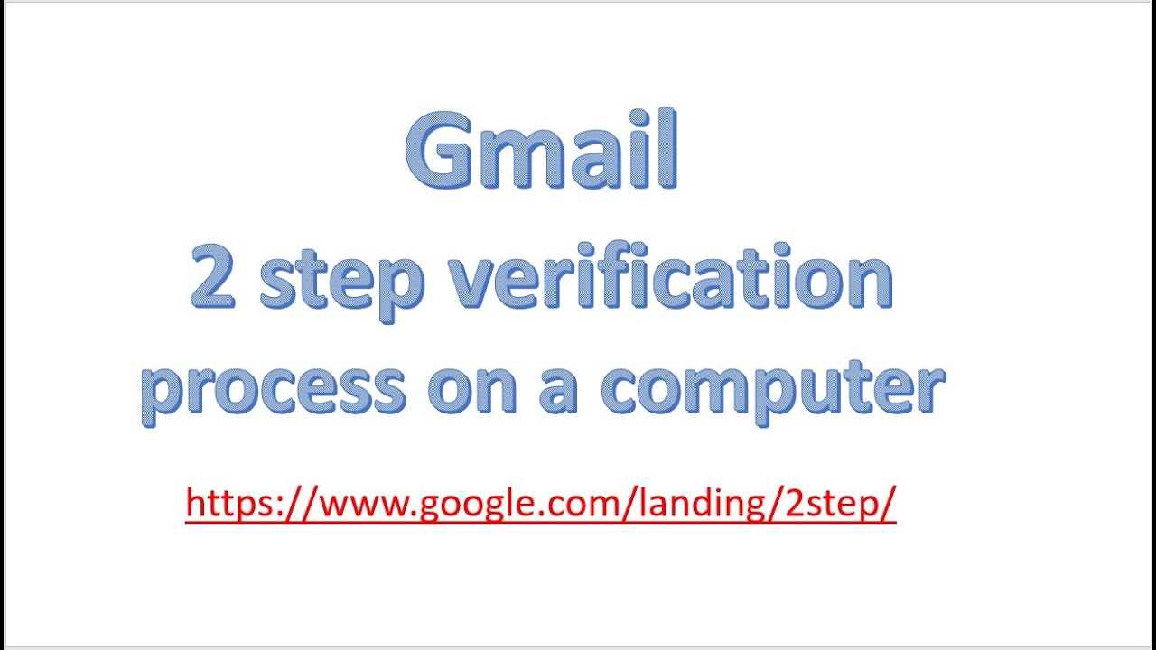 Gmail 2 Step Verification Process YouTube gmail-2-step-verification-process-youtube