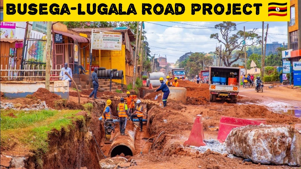 NEW Ongoing Constructions In Kampala I || Busega-Lugala Road Project ...