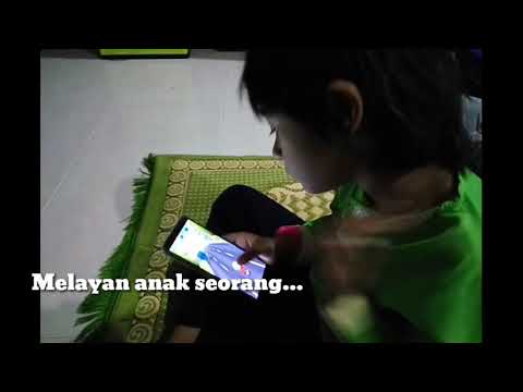 Layan karenah anak..games Talking Tom Gold Run