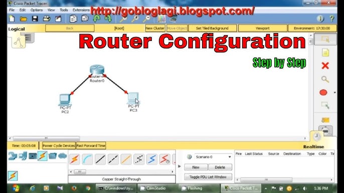 Basic Router Configuration In Cisco Packet Tracer Youtube How To