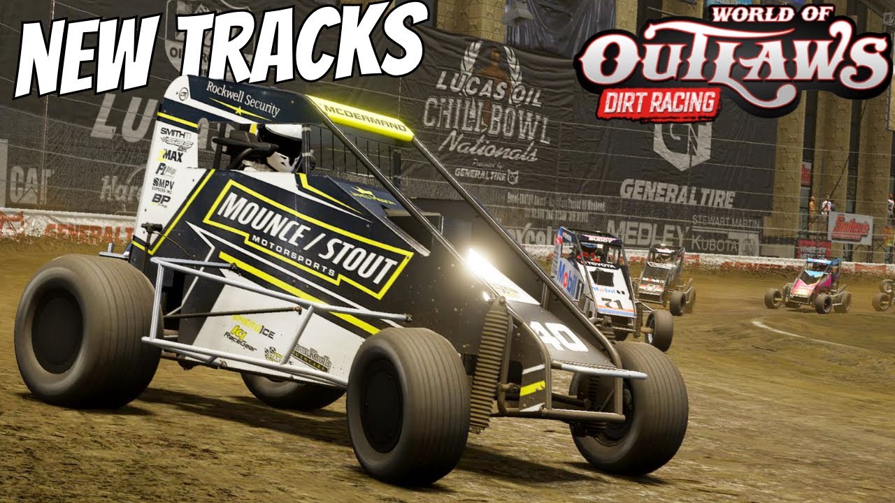 A lap around the 2023 DLC Tracks | World of Outlaws Dirt Racing - YouTube