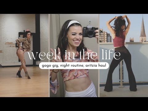 Week In The Life of a Heels Dance Teacher | Making Choreo, Nighttime Routine, Gogo Gig, Aritzia Haul