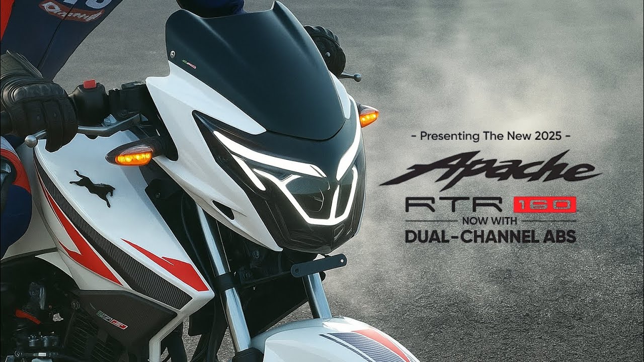 Finally, Tvs Apache RTR 160 2v Dual Channel ABS Launched - New Changes ...