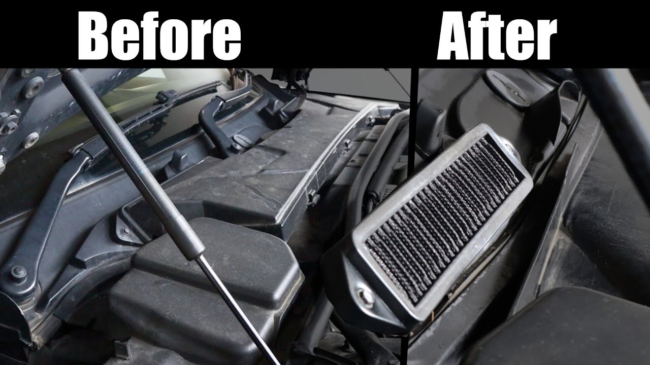 BMW E90/E91/E92/E93 Innenraumfilter Delete! (Cowl Filter) - YouTube