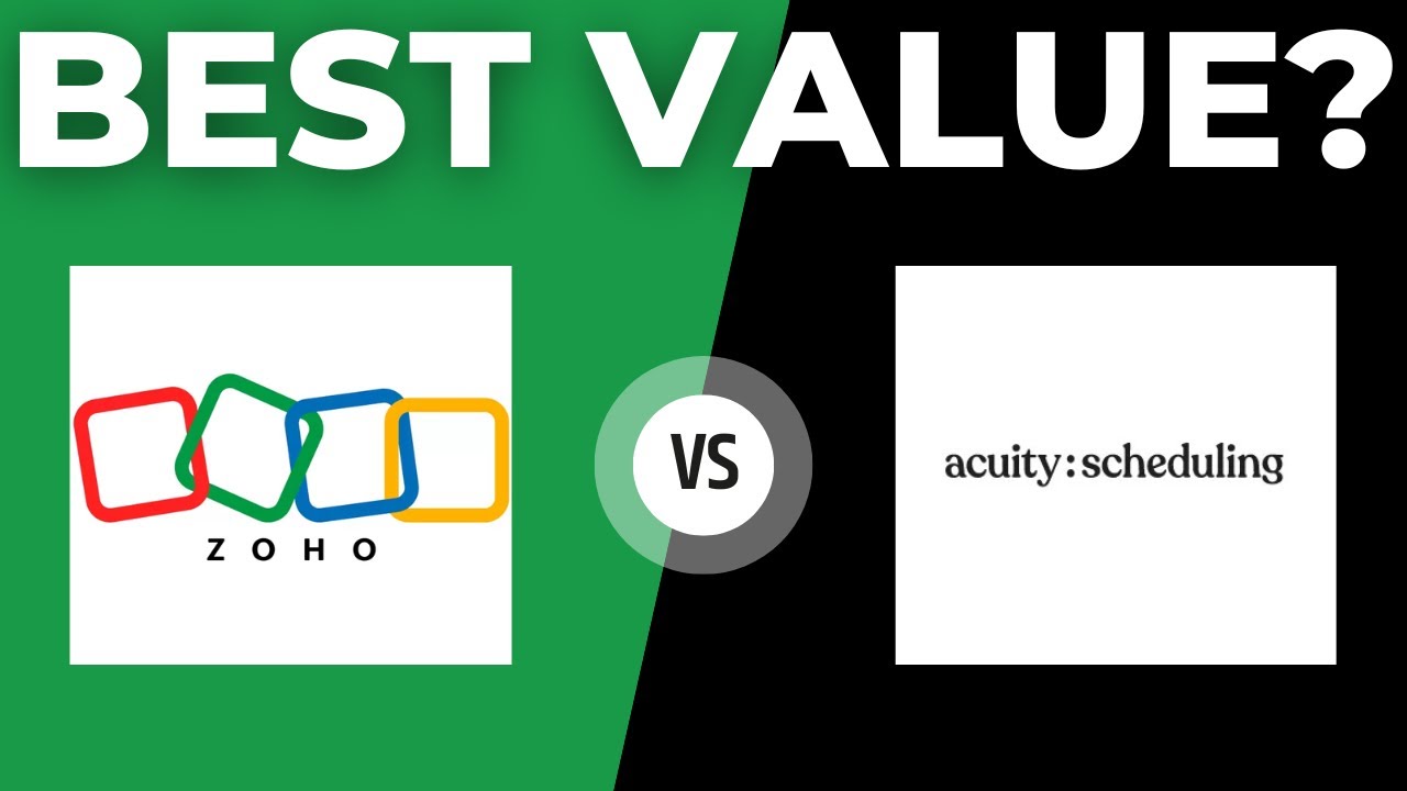 Zoho Bookings vs Acuity: Best Value Platform - YouTube