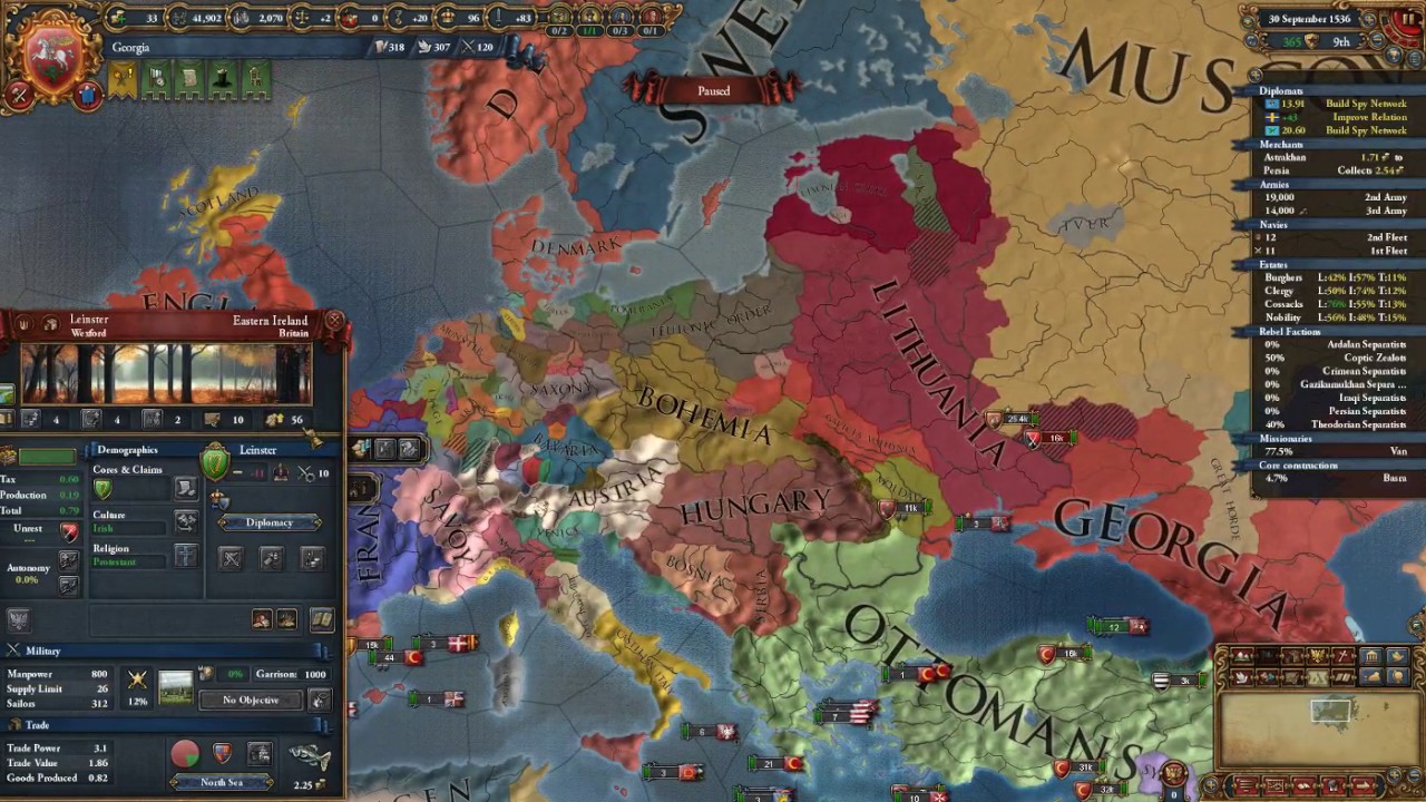 EU4 Achievements: Georgia On My Mind 11 - YouTube