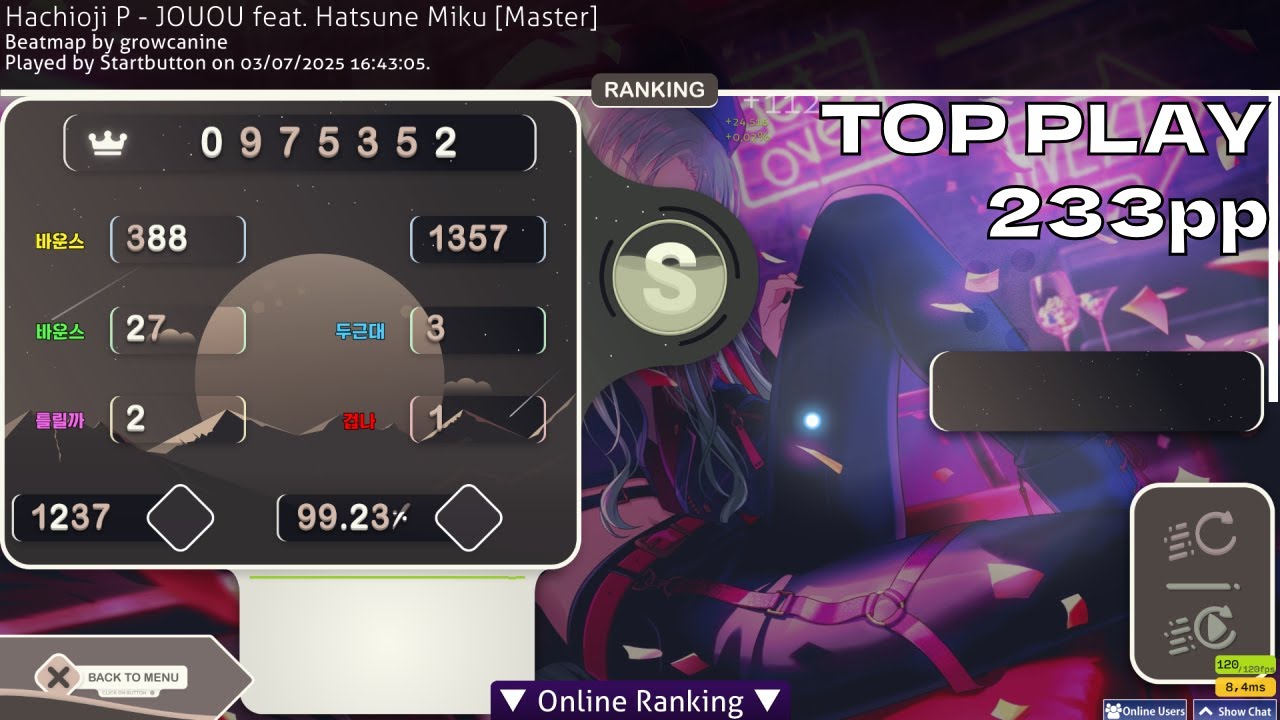 Jouou - Master - [TOP PLAY - 233pp] - YouTube