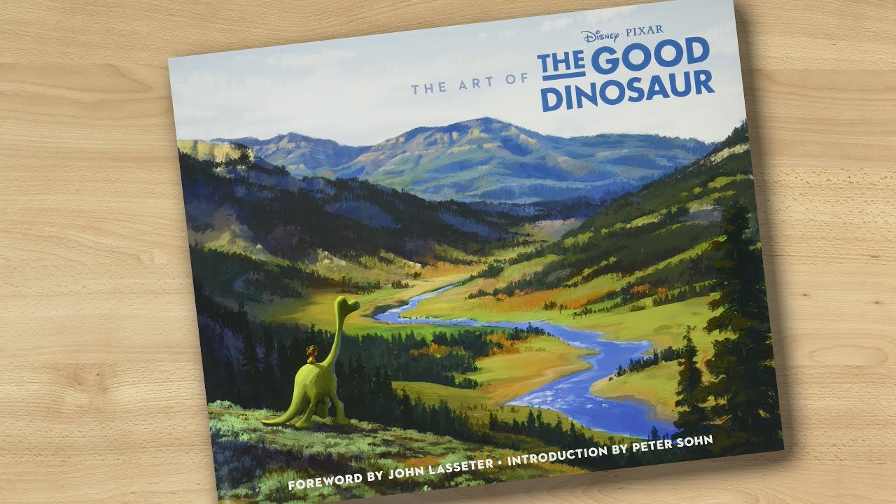 The Art of the Good Dinosaur (book flip) - YouTube