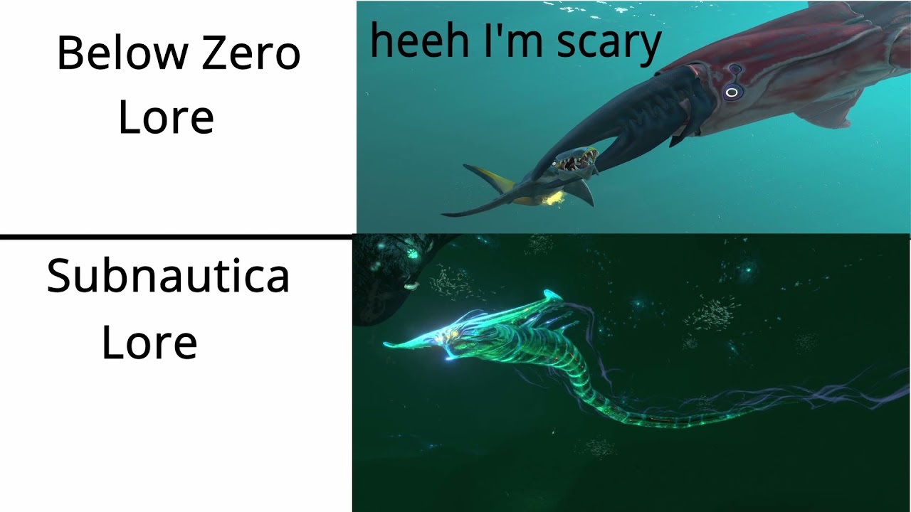 Subnautica vs Below Zero Lore Meme - YouTube