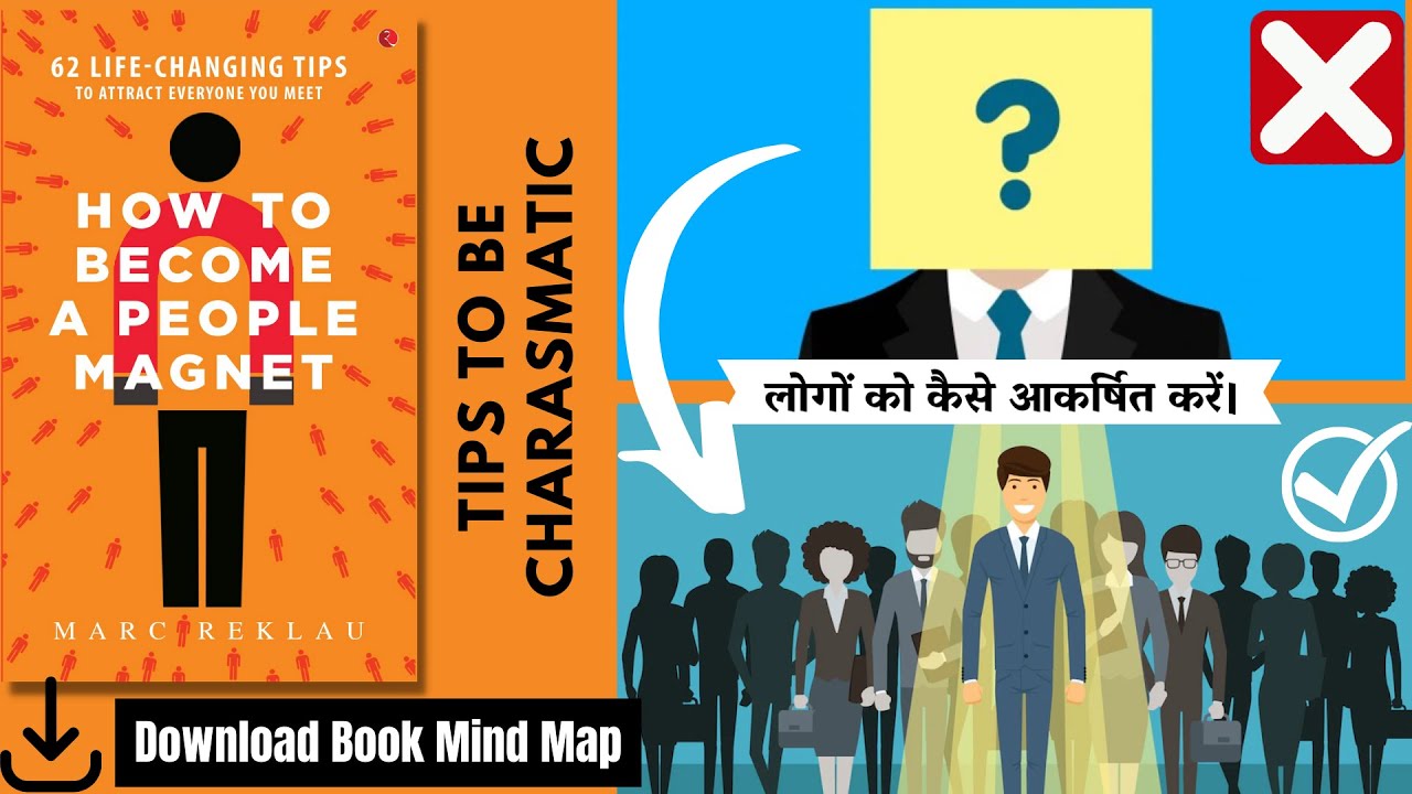 How to become a people magnet by Mark Reklau | Mind map |Summary in ...